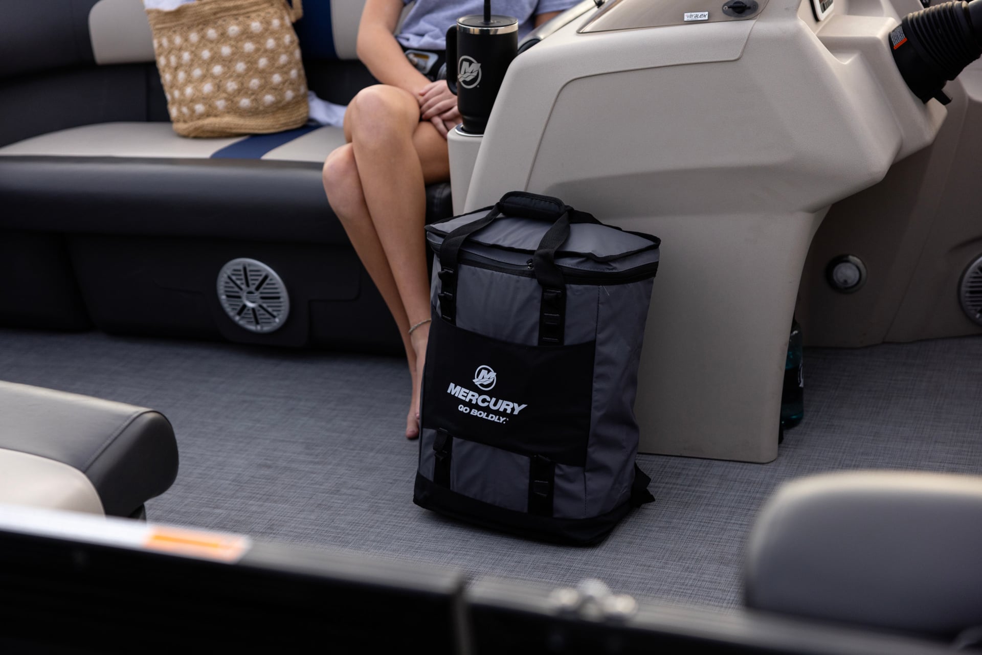 Cooler Backpack - Black/Grey | Mercury Dockstore