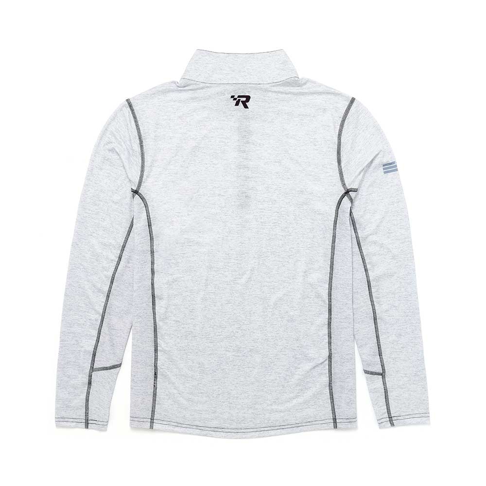 Mercury Racing 1/4 Zip - Heather White | Mercury Dockstore