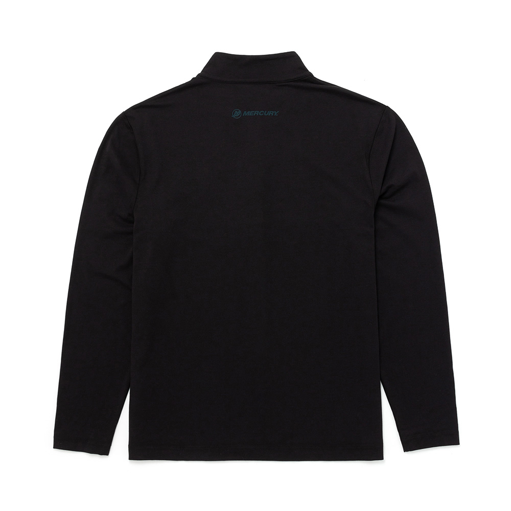 Stretch Quarter Zip - Black | Mercury Dockstore