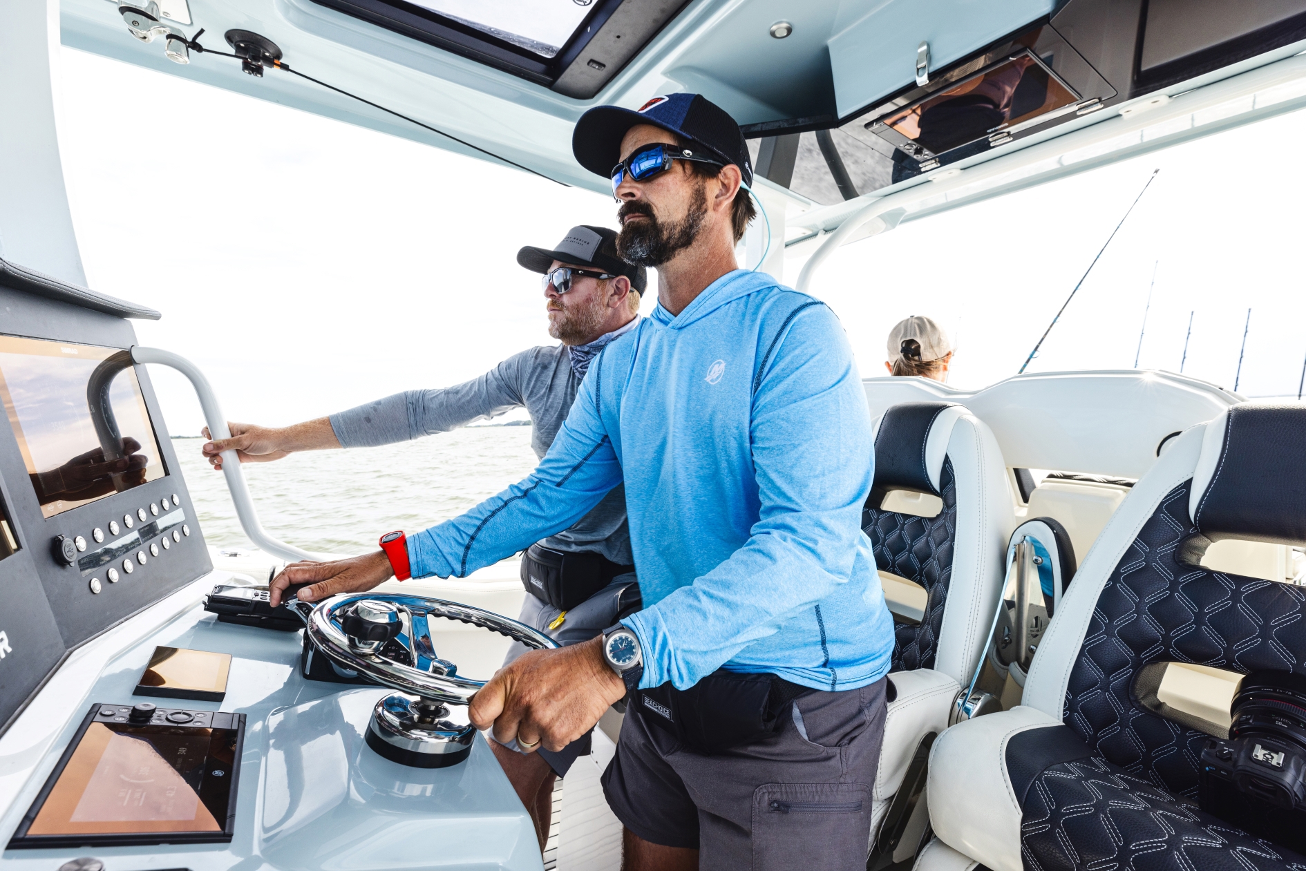 Hooded Performance Shirt - Columbia Blue | Mercury Dockstore