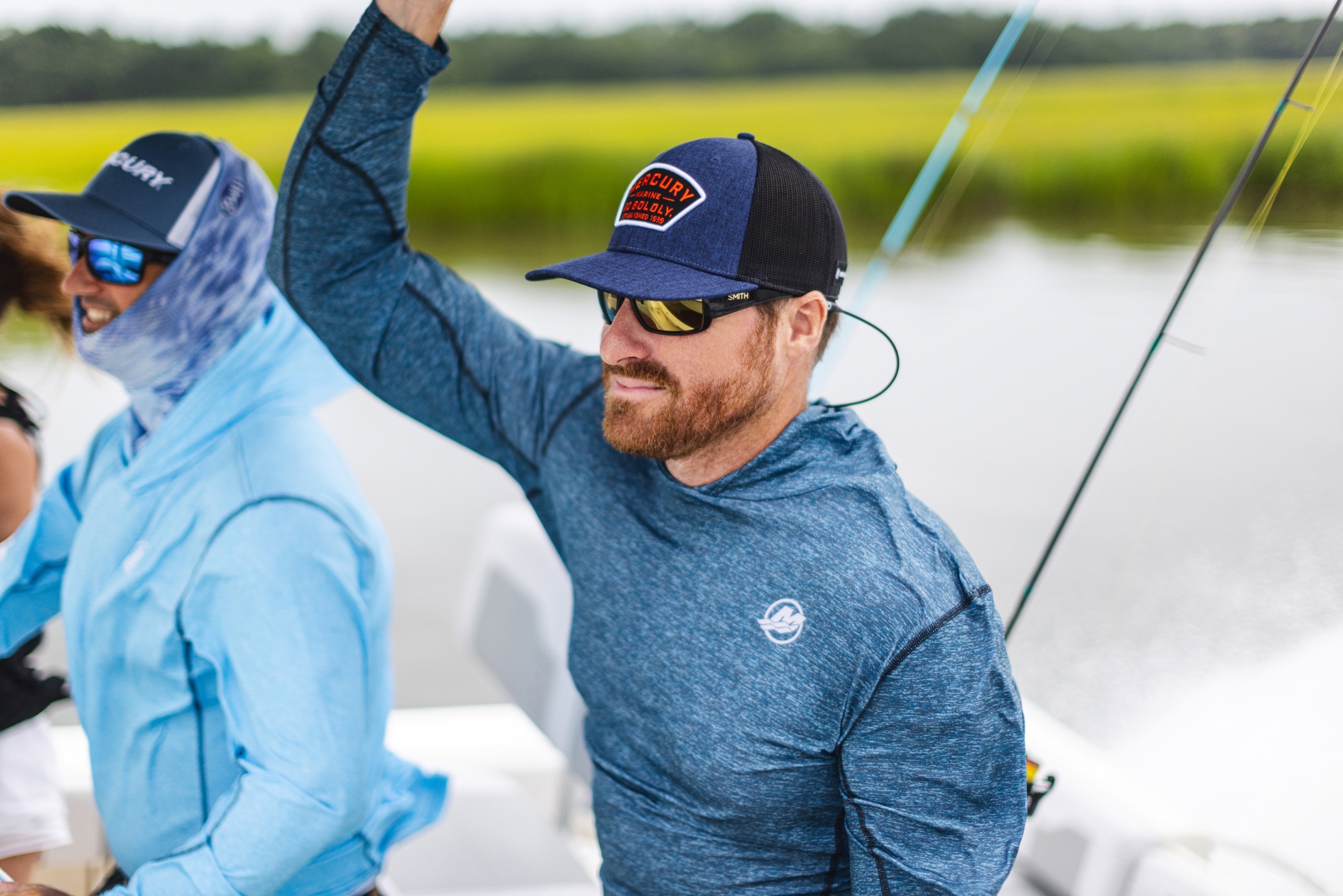 Go Boldly Patch Cap - Navy Heather | Mercury Dockstore