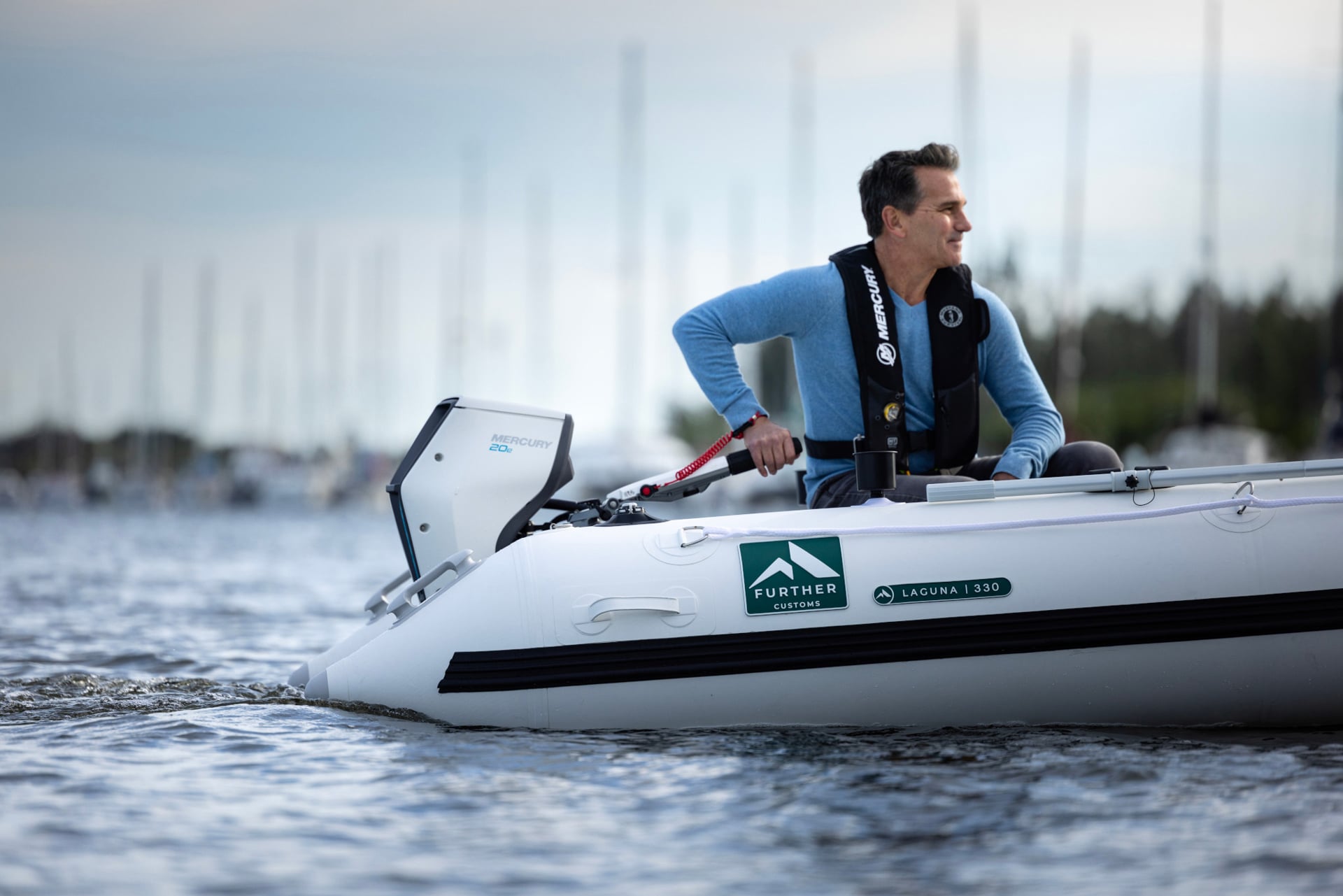 Inflatable Life Jacket - Heather | Mercury Dockstore