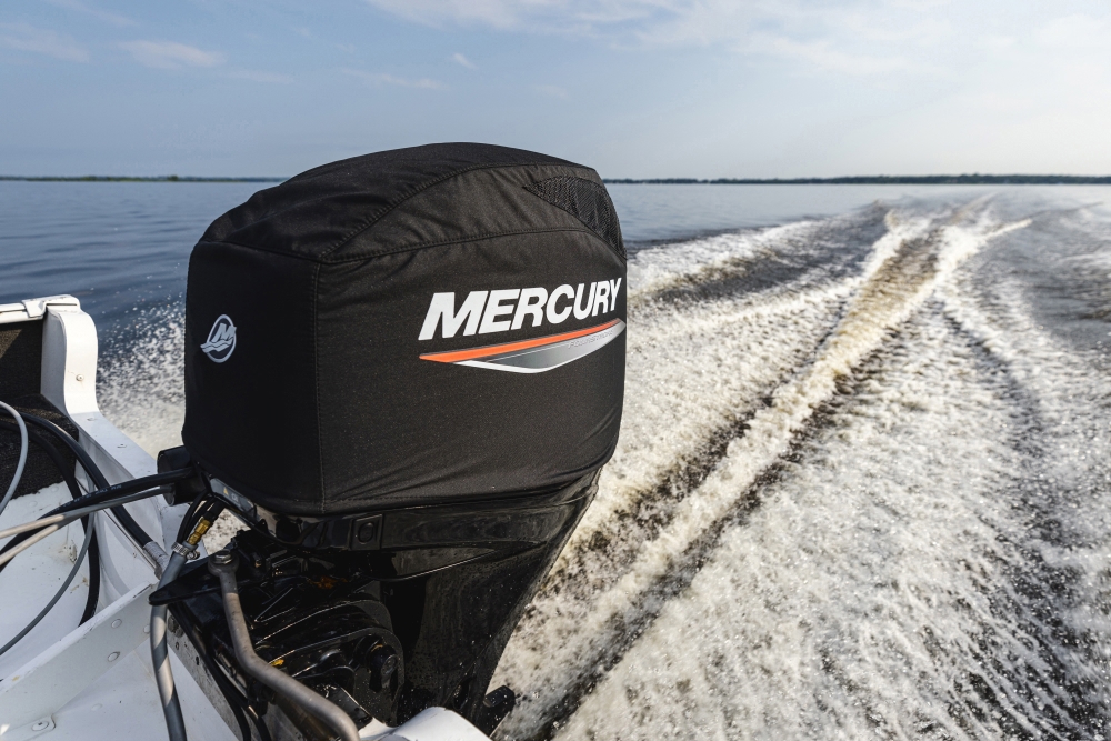 Mercury Breathable Engine Cover - 75-115HP 4 Stroke - Black | Mercury ...