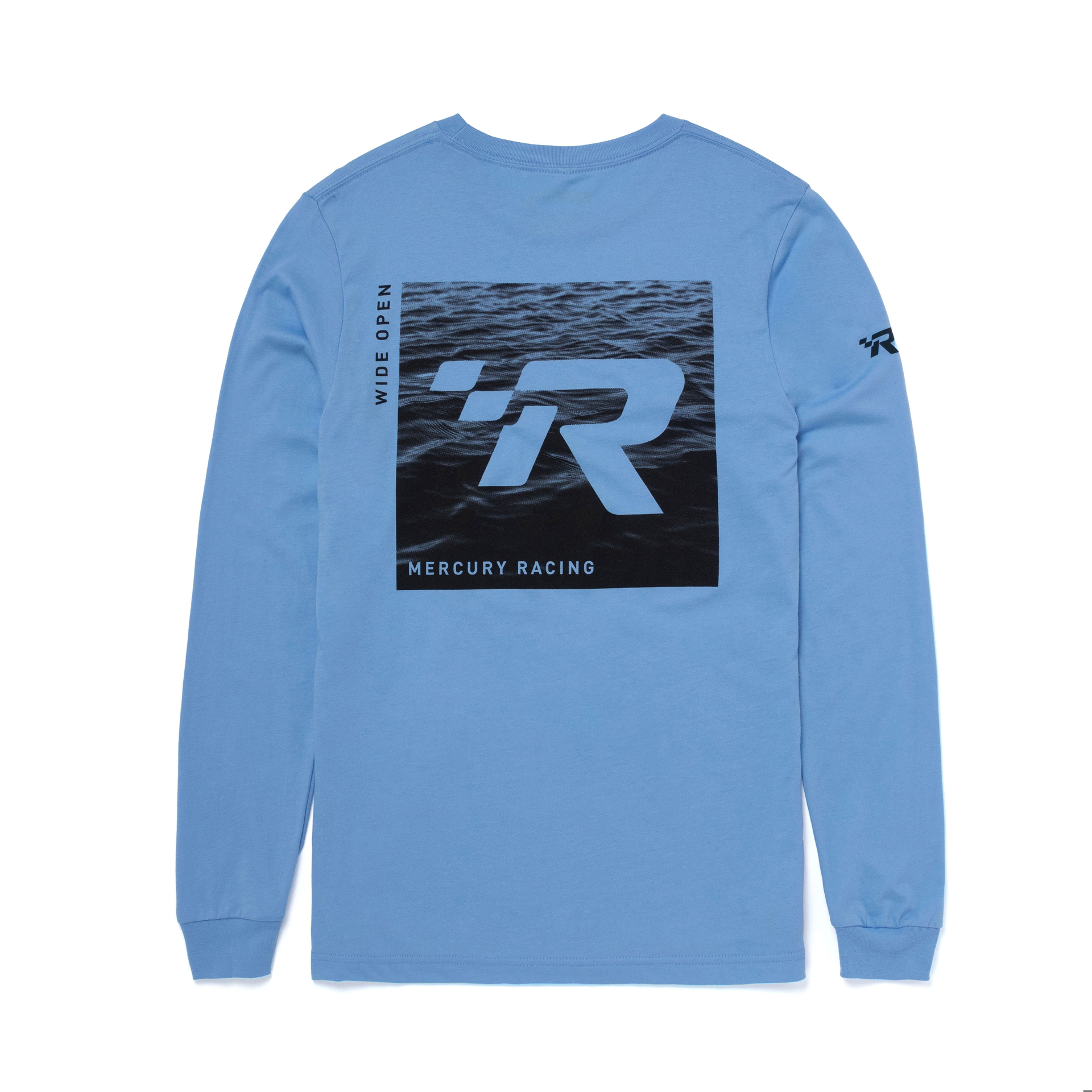 Mercury Racing Long Sleeve - Light Blue | Mercury Dockstore