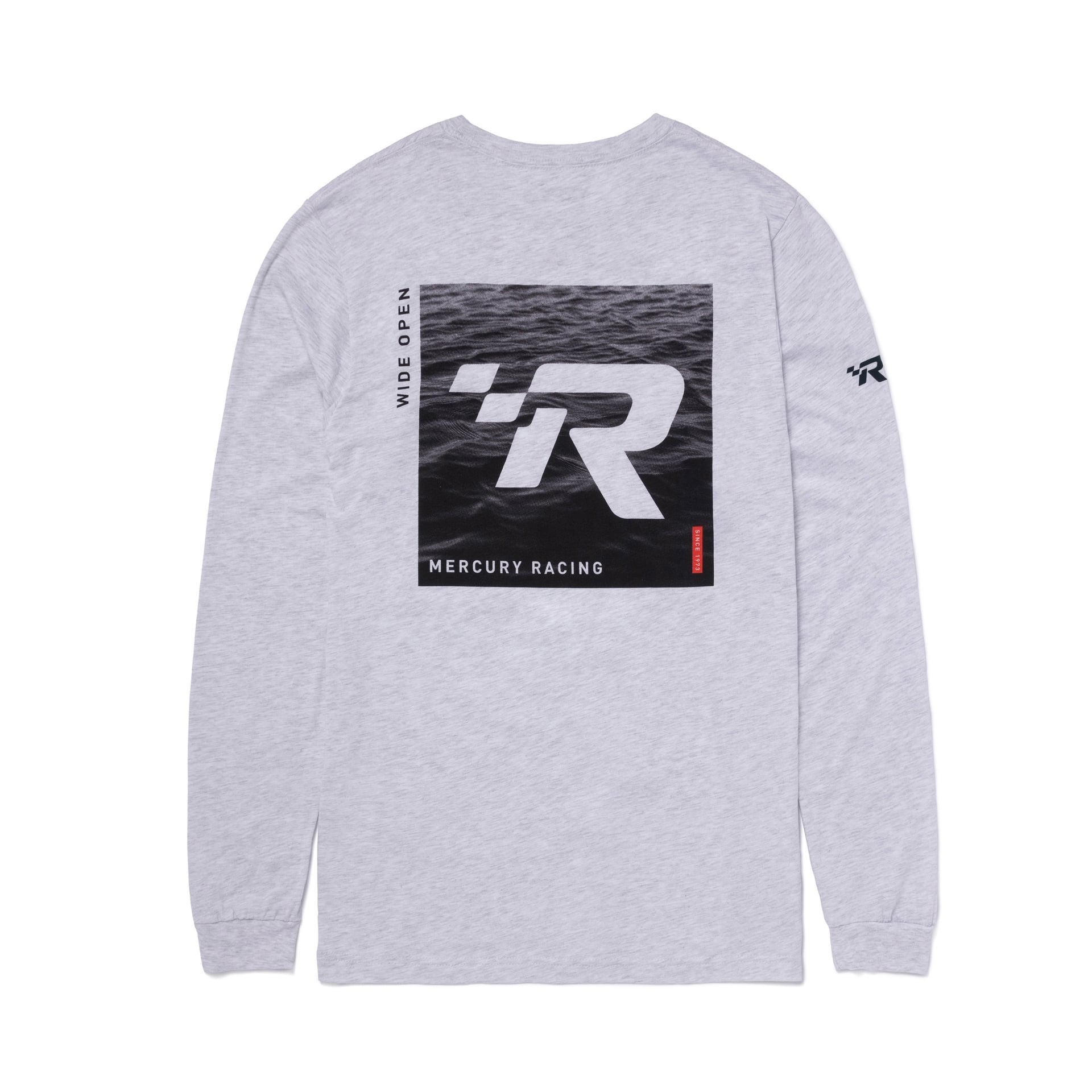 Mercury Racing Long Sleeve - Ash | Mercury Dockstore