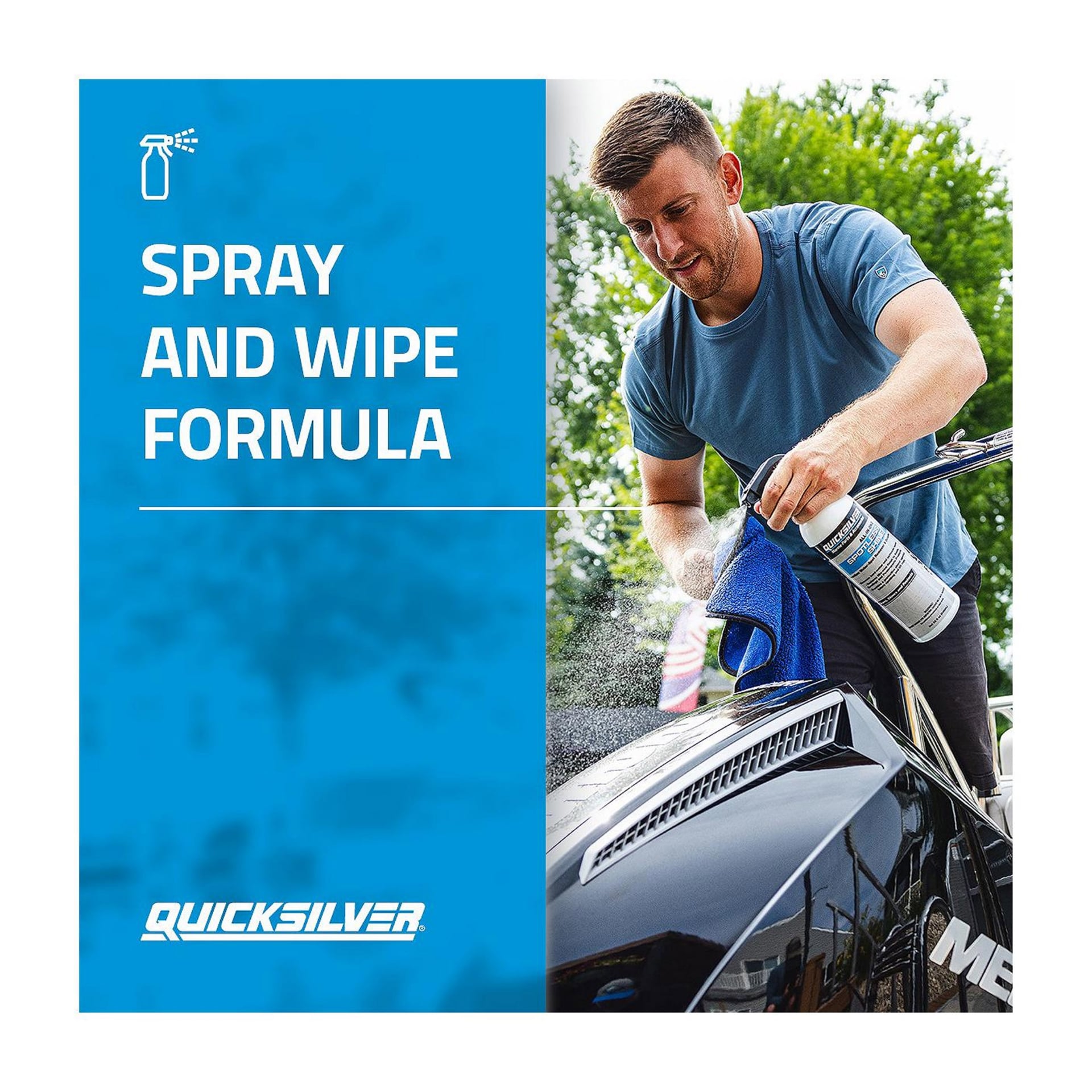 Quicksilver All-In-One Spotless Shine-32 oz | Mercury Dockstore